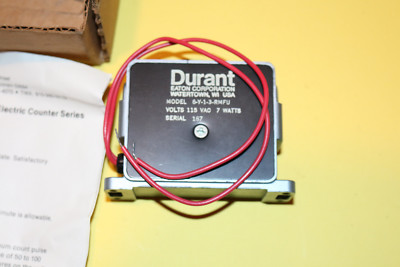 NEW Durant electric counter 115 volts 7 watts model 6-Y-1-3-RMFU ...