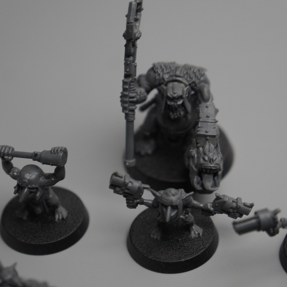 Warhammer 40K Ork Gretchin Built Unpainted Lot | eBay UK