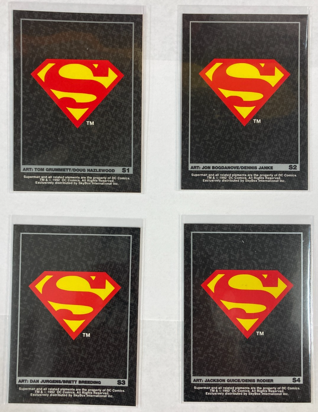 1992 Doomsday Death of Superman Memorial Tribute Spectra Foil Insert 4 ...