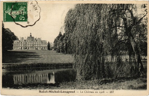 CPA Saint-Michel-Longpont Le Chateau en 1908 FRANCE (1371226) | eBay