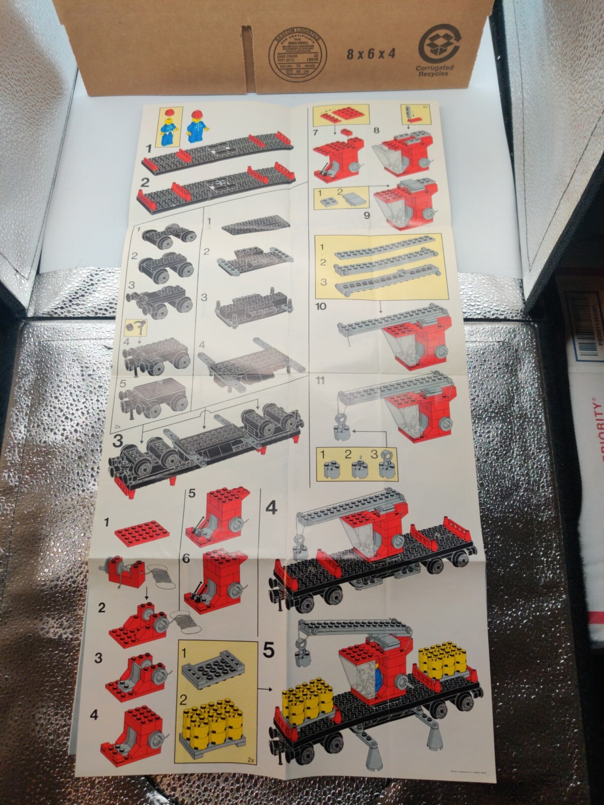 Lego Train 7817 Crane Wagon Instruction book ONLY | eBay