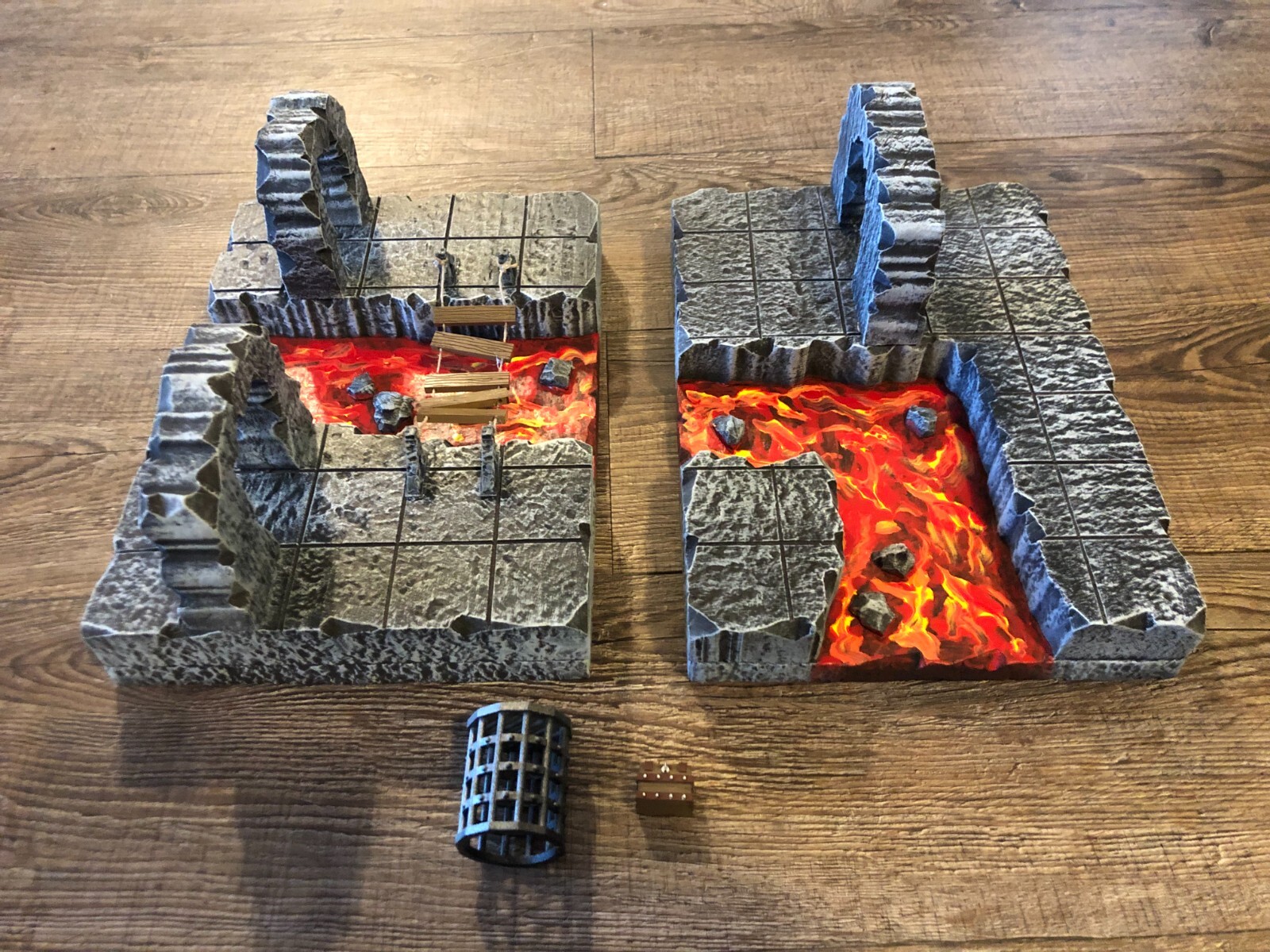 Lava Cave Terrain Set Heroclix Pathfinder, D&D, Wargaming, 40k ...