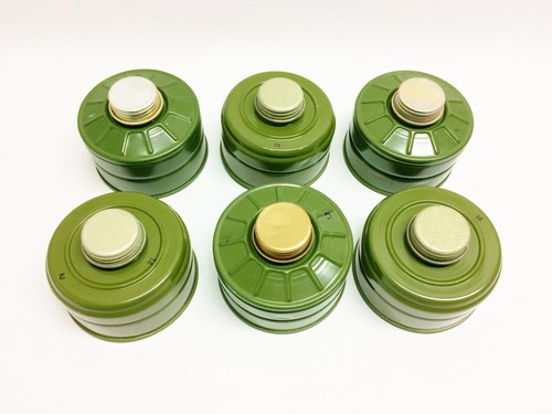GP-7 GP-5 PMK PDF GP-4 Gas mask filters 40mm gas mask canisters LOT OF ...