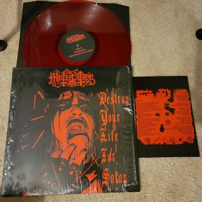 Mutiilation Destroy your life ORIG1PRESS vinyl RED LP vlad tepes ootdh ...