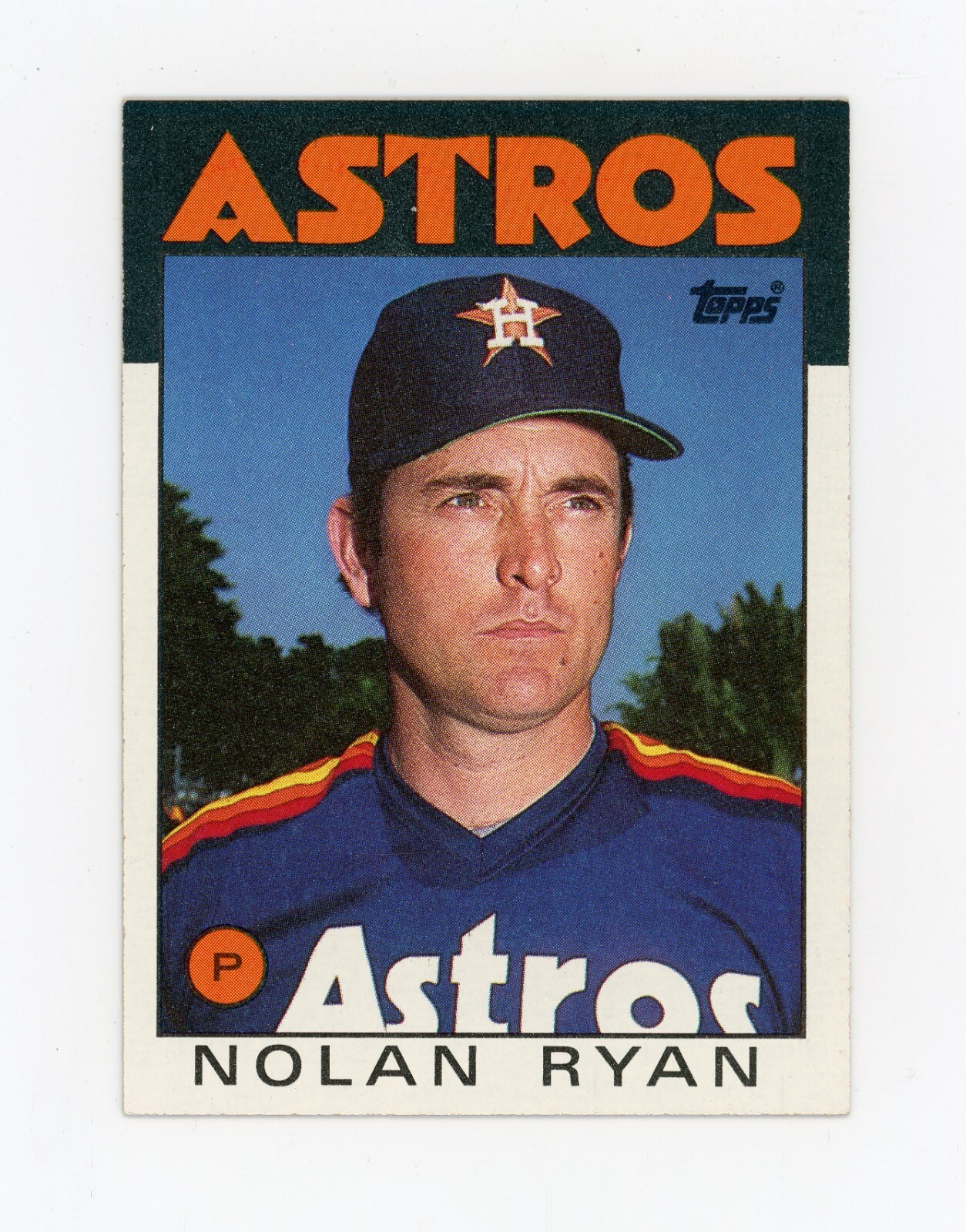 NOLAN RYAN 1986 Topps #100 Houston Astros JM3 | eBay