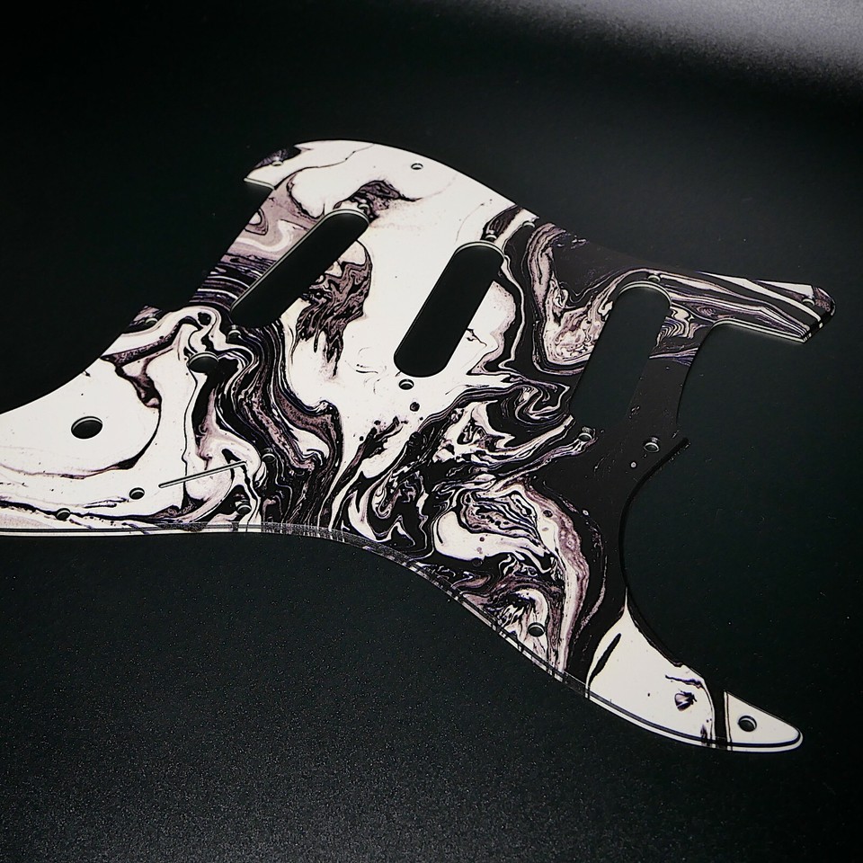 Fender Strat Pickguard • Marble #2 • Custom Pickguard • Graphic ...