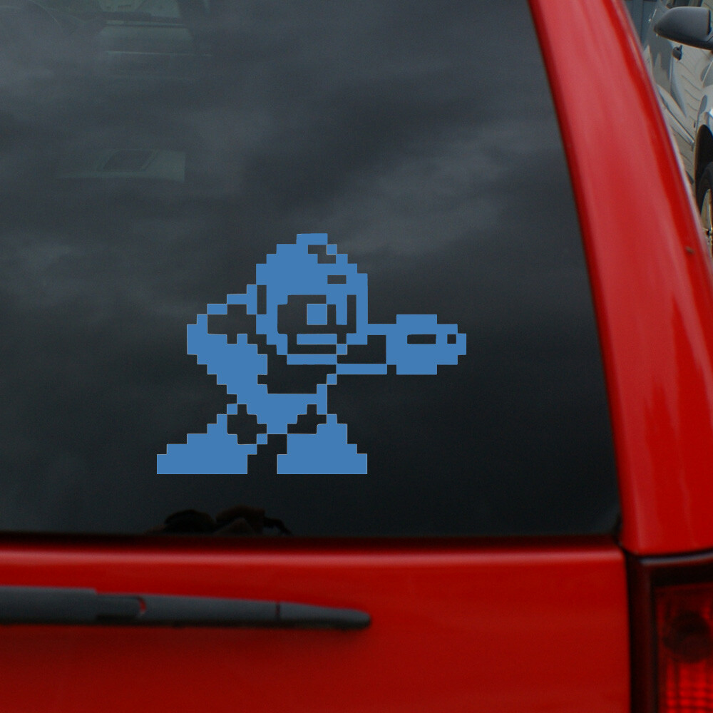 8bit MegaMan Vinyl Decal | 5" x 3.9" | eBay