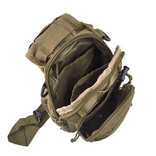 Tactical Backpack, Waterproof Military Cross-body Molle Sling Chest Bag ...