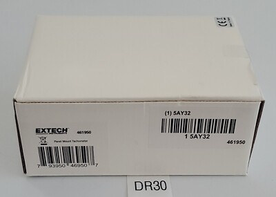 *NEW* Extech 461950 Panel Mount Tachometer 5AY32 Digital Instrument ...