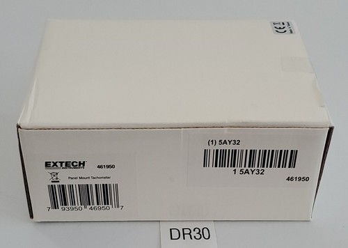 *NEW* Extech 461950 Panel Mount Tachometer 5AY32 Digital Instrument ...