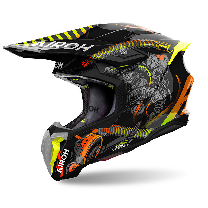 Motorcycle Helmet Cross Airoh TWIST 3 Non-Toxic Size XL Off Road Motard ...