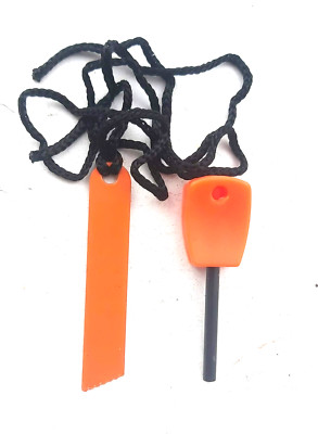 Mini Magnesium Flint And Steel Striker Survival Fire Lighter Stick ...