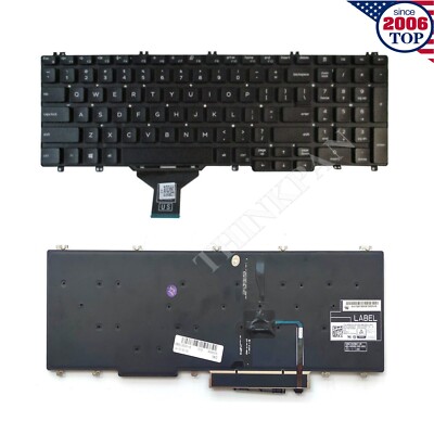 US Keyboard for Dell Latitude 5501 5510 5511 Precision 3540 3541 3551 ...