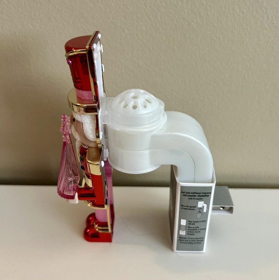 Bath & Body Works Nutcracker with Tree Nightlight Plug Red Pink ...
