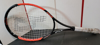 Prince O3 Hybrid Orange 110sq Inch Tennis Racquet 4 3/8 Grip | eBay