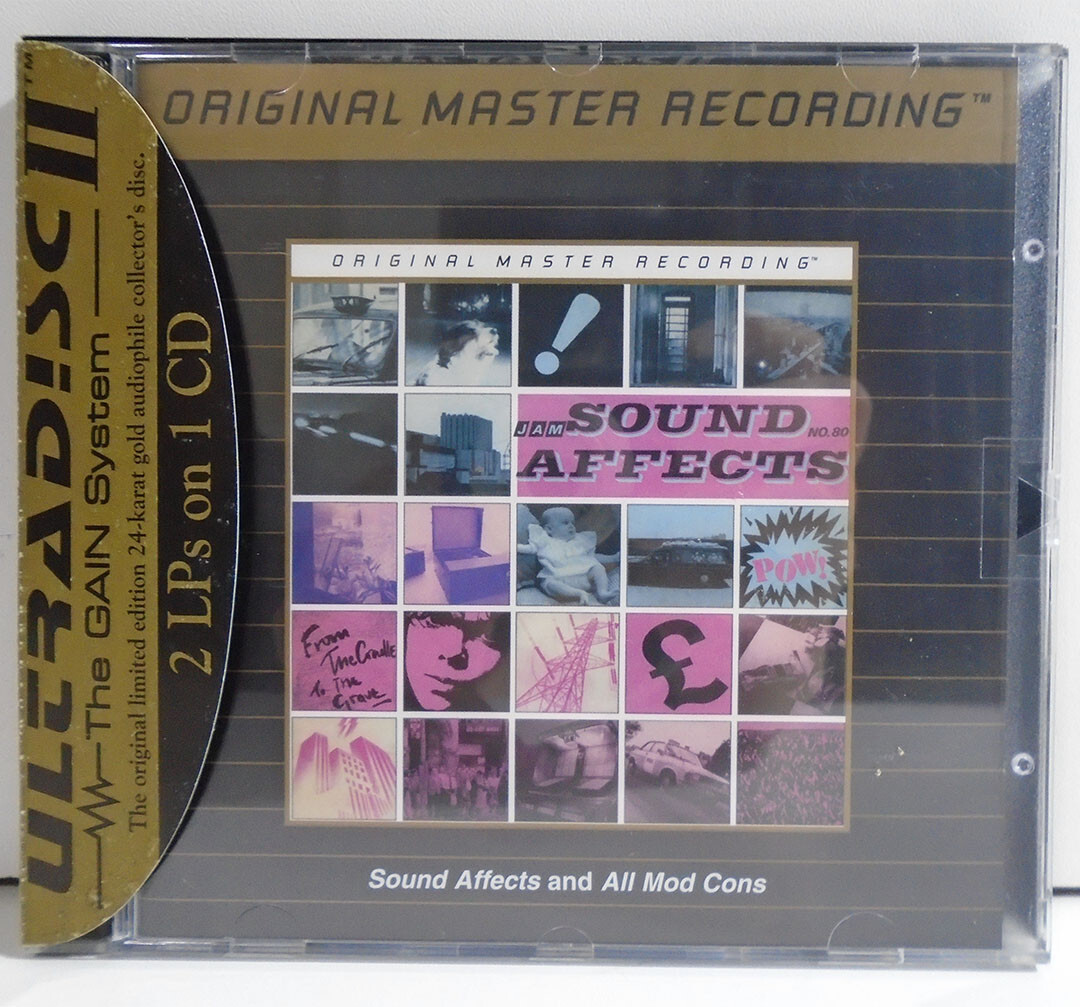 THE JAM ALL MOD CONS & SOUND AFFECTS US 1996 24K GOLD CD NM MFSL UDCD ...