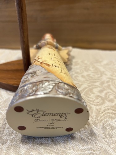 Elements Resin 5 1/2” Angel 2006 To Love and be Loved is the Greatest ...