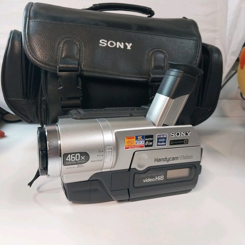 Sony Handycam Vision Hi8 Camcorder CCD-TRV108 8mm With Extras Tested ...