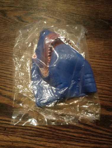 Vintage Rare 1996 Street Sharks Shark Rubber Hand Puppet Ripster Blue ...