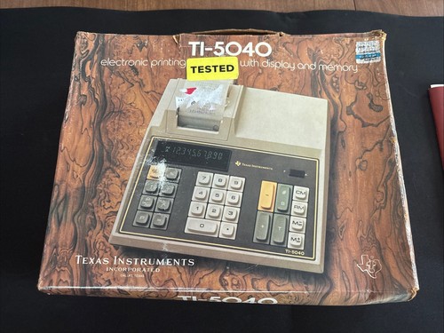 Vintage Texas Instruments TI-5040 Electronic Printing Calculator in ...