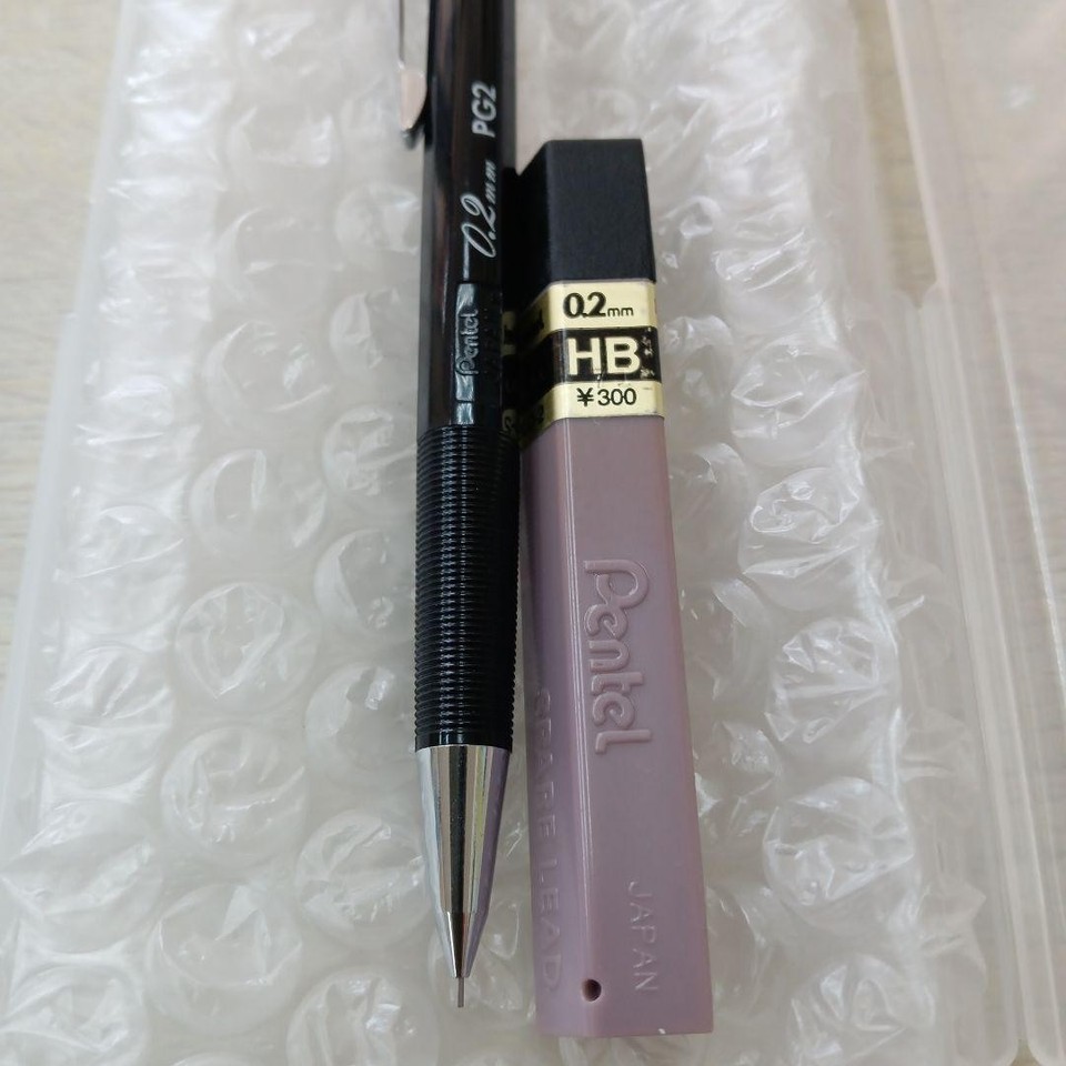 Pentel PG2 0.2mm Mechanical Pencil Graphite Lead Easy to | eBay