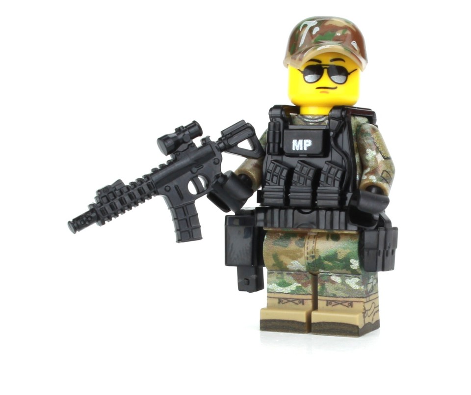 Battle Brick Army OCP MP Military Police made with real LEGO® minifig ...