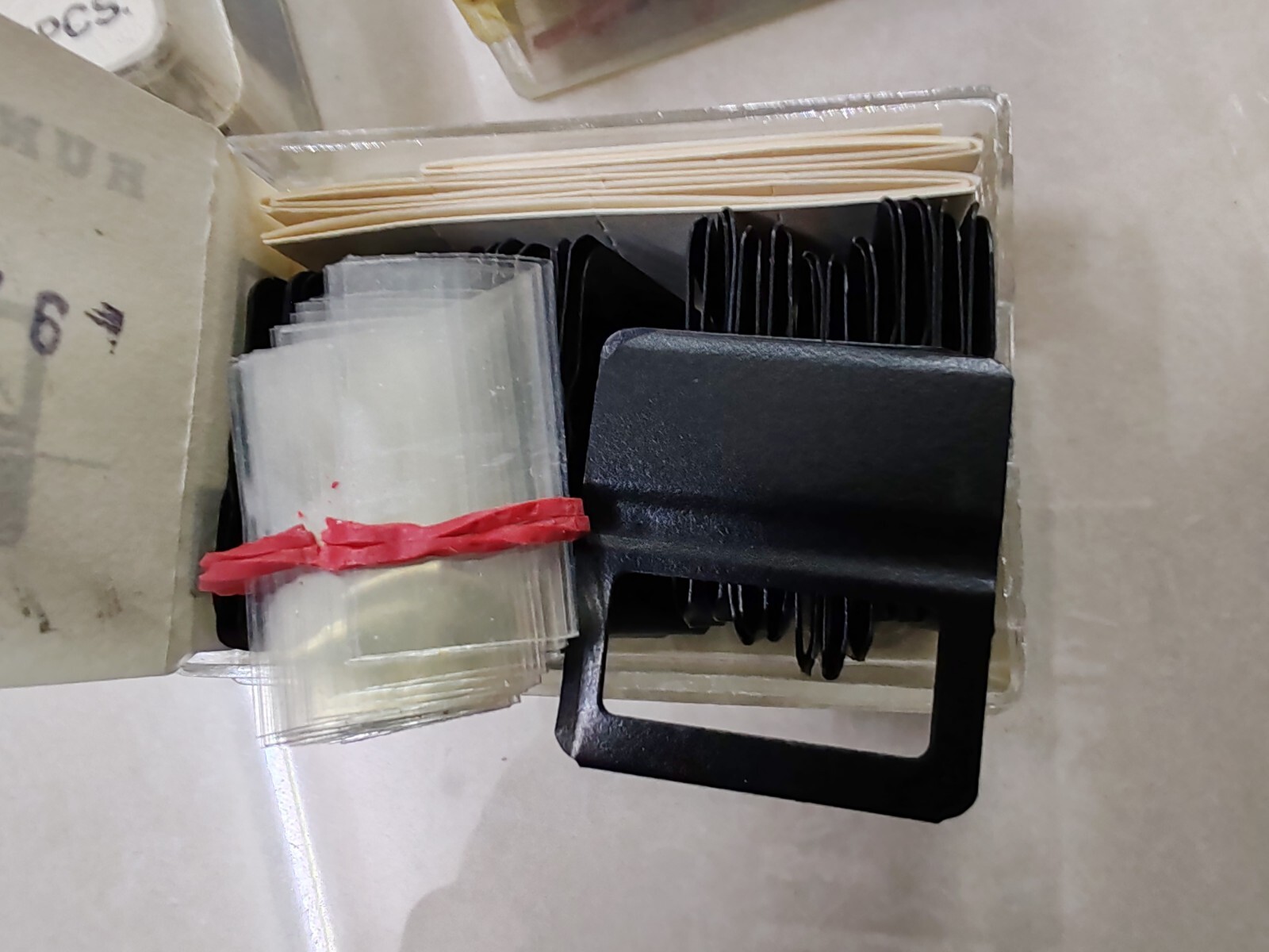 14 X Vintage Rare Metal Index Clips Boxes from 70s hunke & jochheim ...