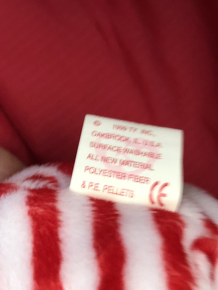 Classic TY Original Beanie Babies - Pink Face Spangler. Mint Condition ...