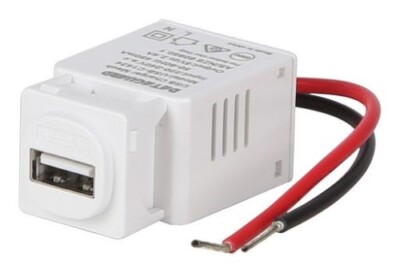 Single USB Insert Clipsal Style Wall Plate Compatible USB Charger 5Vdc ...