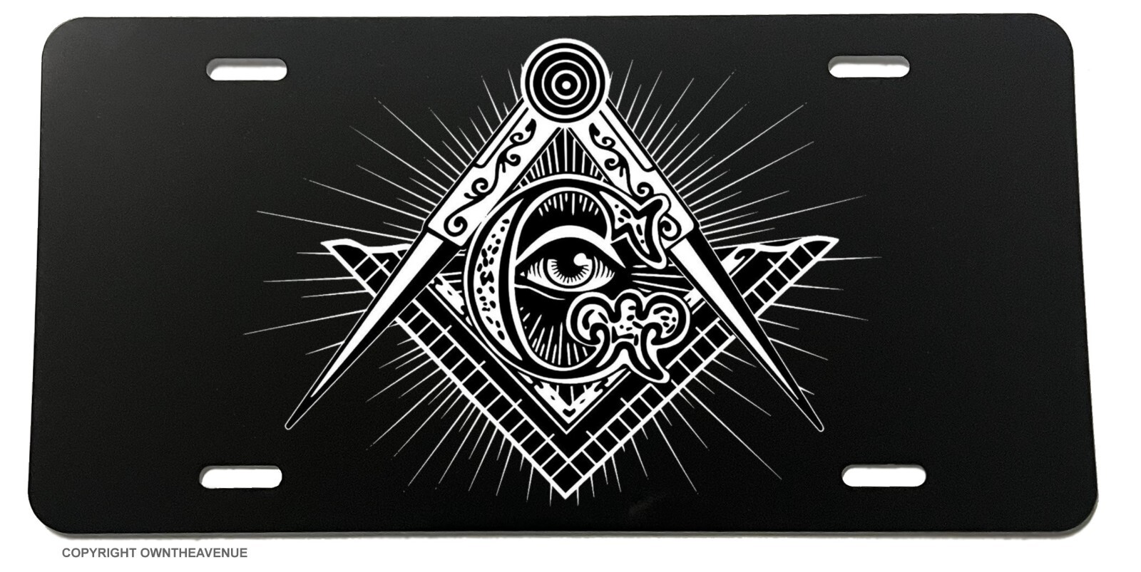 Freemason Mason Masonic Illuminati Eye Car Truck License Plate Cover | eBay