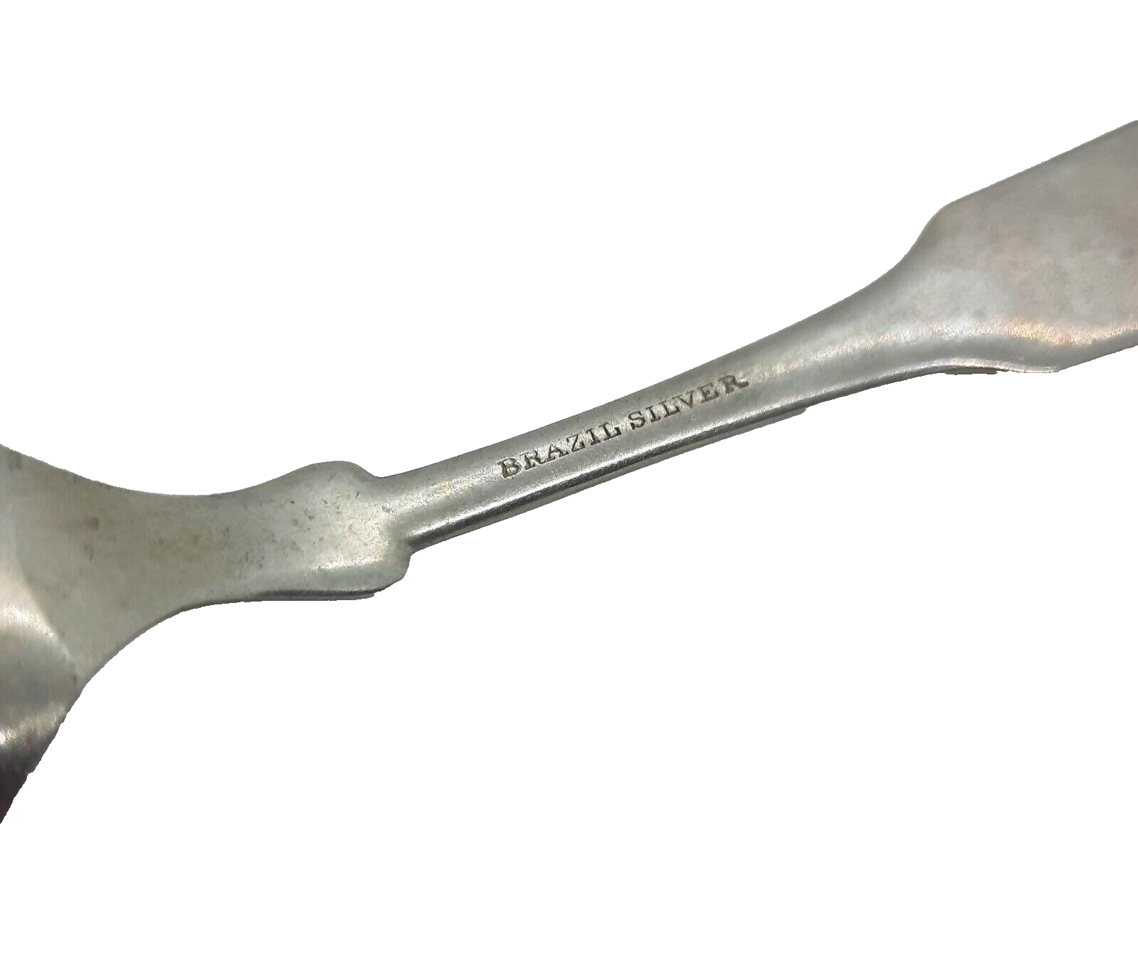 Brazil S Engraved Silver Antique Fiddle Tipped Sugar Shell Vintage ...