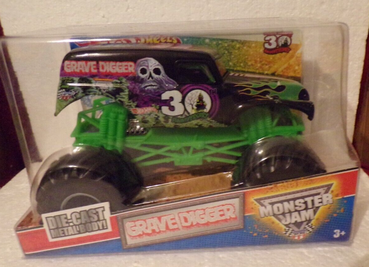 LOOK 2012 HOT WHEELS MONSTER JAM GRAVY DIGGER DIECAST METAL BODY NIB | eBay