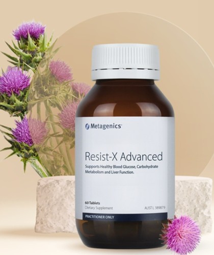 Metagenics Resist-X Advanced 60 Tablets *Supports Healthy Blood Glucose ...