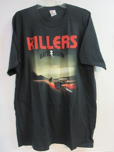 THE KILLERS OFFICIAL MERCH BATTLE BORN 2013 BAND CONCERT MUSIC T-SHIRT ...