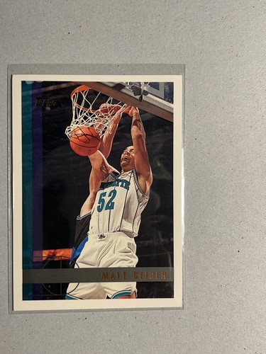 1997 NBA Properties Topps Charlotte Hornets Basketball Card #155 Matt ...