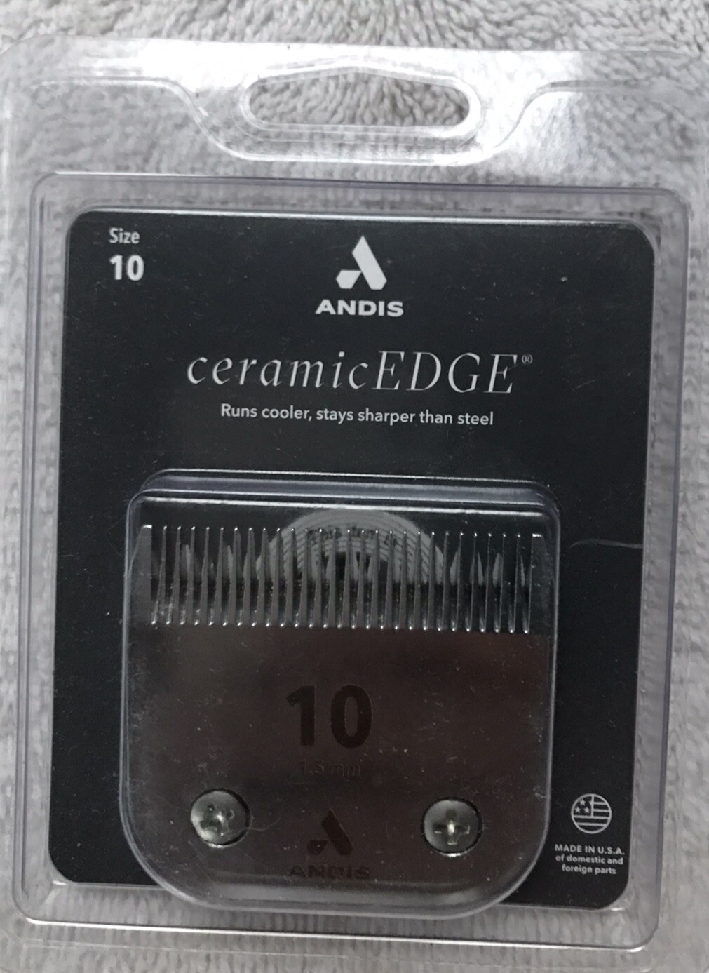 Andis CeramicEdge Detachable Blade - Size 10, Silver #64315 40102643156 ...