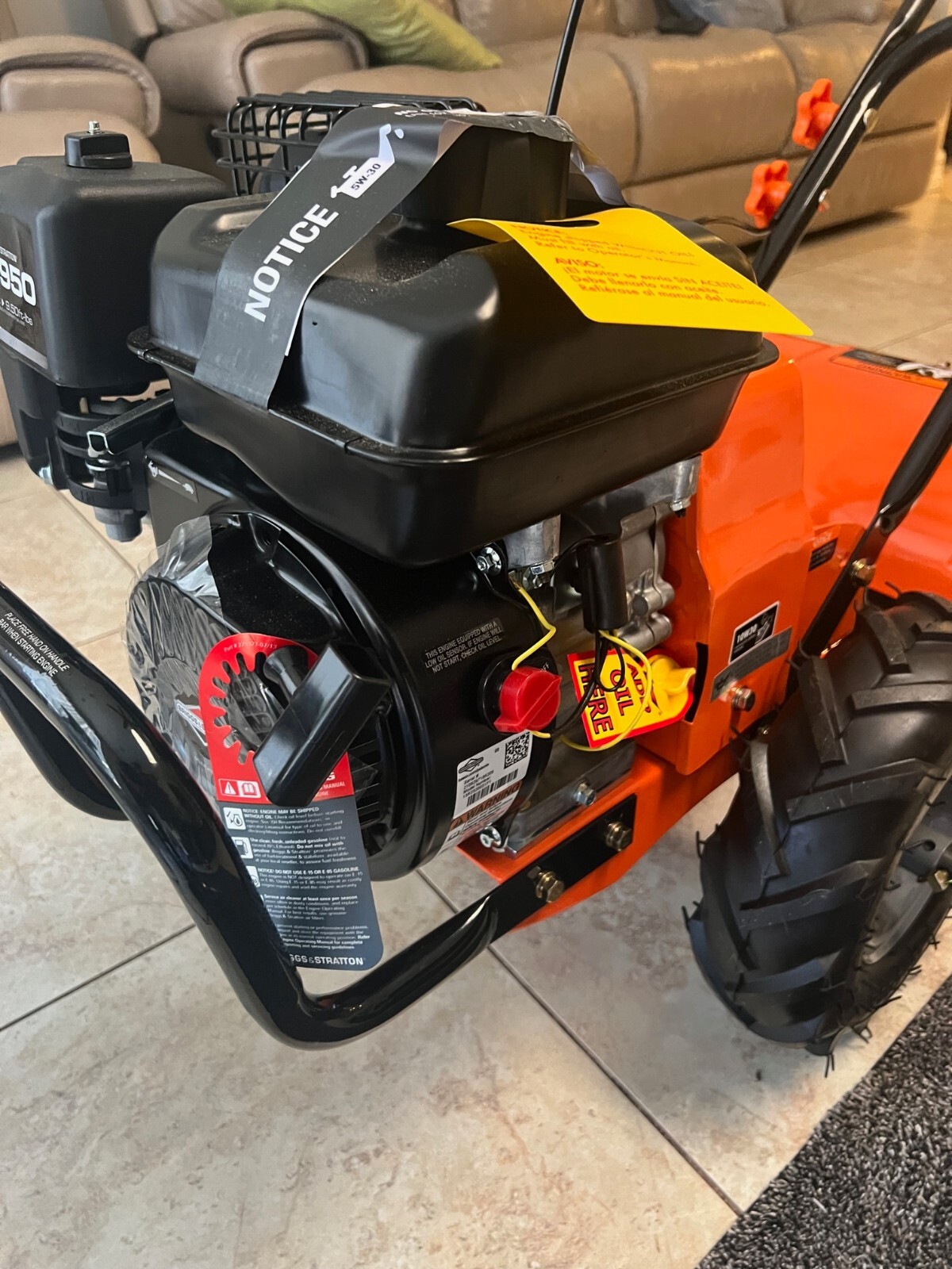 YARD FORCE YF20-RTT 20 in. 208cc Gas Rear-Tine Tiller Pick Up only | eBay