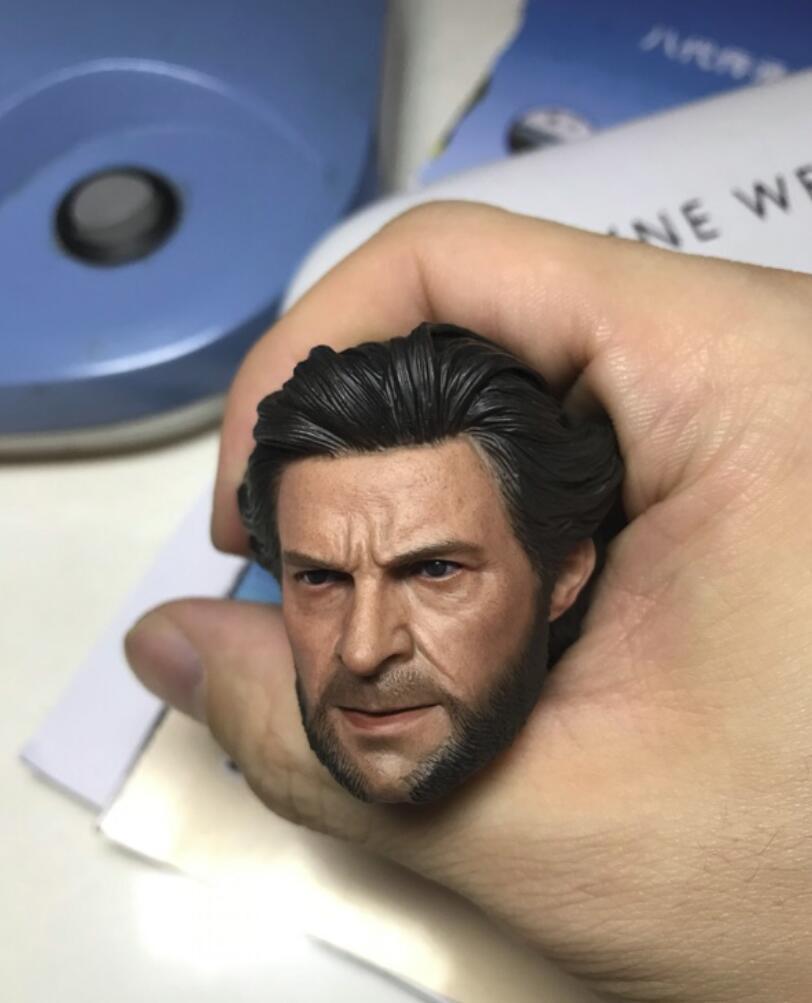 1/6 Wolverine Logan Head Young Hugh Jackman w/ cigar for Hot toys IN ...