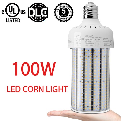 LED Corn Cob Light 100W Lamp Bulb Replace 400W MH HPS HID E39 Mogul ...
