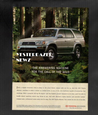 1996 Print Ad for Toyota 4Runner "I Love What You do To Me" | eBay