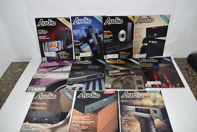 AUDIO MAGAZINE VINTAGE AUDIOPHILE HIFI LOT OF 12 ISSUES -1987 (YRP62 ...