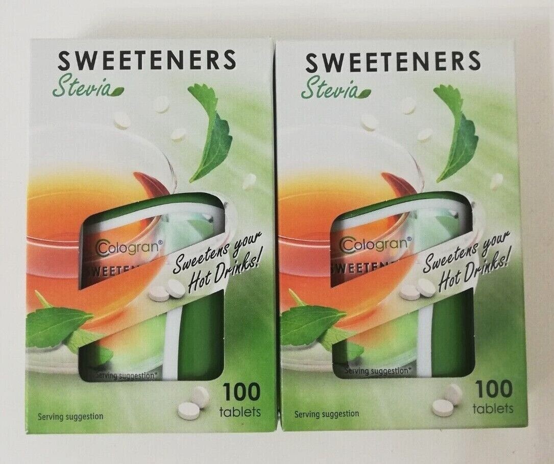 Cologran Sweeteners Stevia Tablet 100 Per Pack Vegetarian Sugar ...