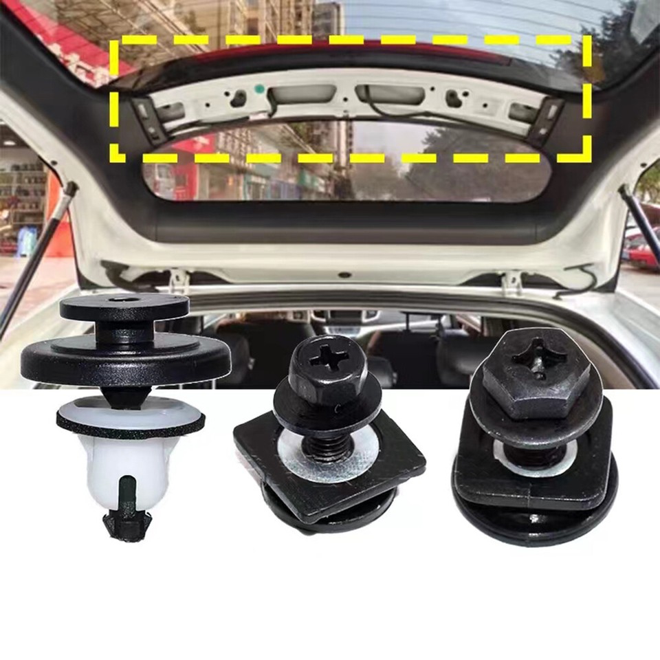 5 Car Rear Tailgate Spoiler Screw Grommet Clips for Honda Hrv | eBay