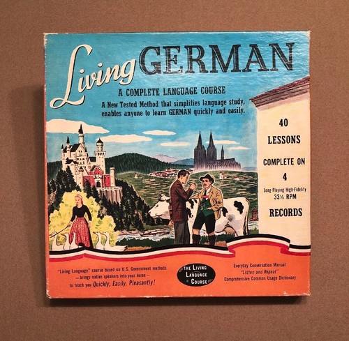 Living German A Complete Language Course Vinyl 4 Albums | eBay