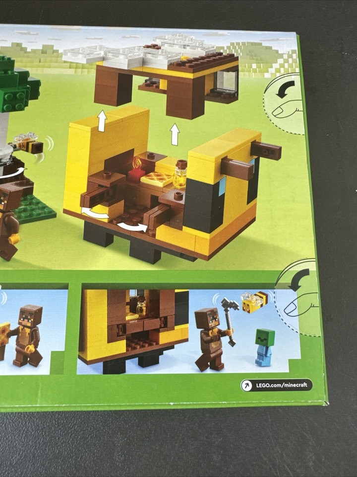 LEGO Minecraft The Bee Cottage Toy House with Animals 21241 New Sealed ...