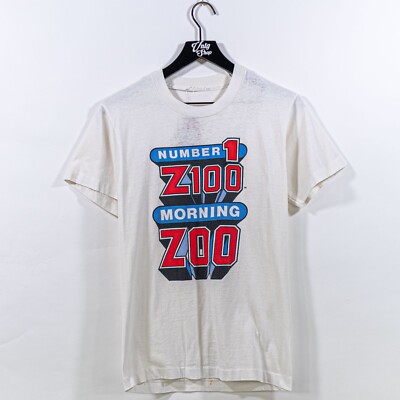 Z100 Morning Zoo Radio New York T-Shirt Small VTG 90s Music Band Retro ...