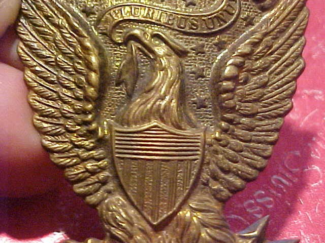 CIVIL WAR U.S. UNION HARDEE HAT FOR SIDE OF HAT INFRANTRY EMBLEM ...