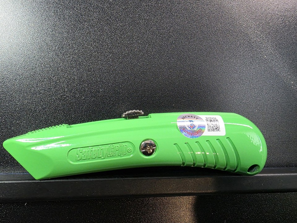 Giancarlo Esposito Breaking Bad Gus Fring Signed Boxcutter Beckett COA ...