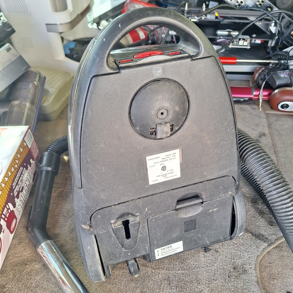 Soniclean Galaxy 1150 Canister Vacuum Cleaner Tested Works Bare Floor ...