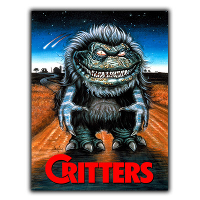 CRITTERS 1988 Movie SIGN METAL WALL PLAQUE Horror Film Advert Poster ...